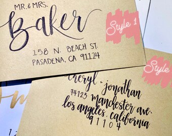 Handwritten envelope | Etsy