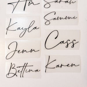 Megan Font, Custom Vinyl Stickers, Lettering Stickers, Vinyl Stickers ...