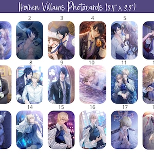 Ikemen Villains Photocards - William Rex, Harrison Gray, Liam Evans ...