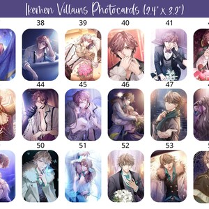 Ikemen Villains Photocards - William Rex, Harrison Gray, Liam Evans ...