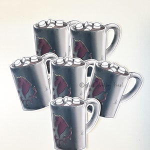 FFXIV Haurchefant Hot Cocoa Mug Sticker, Final Fantasy XIV, Heavensward ...