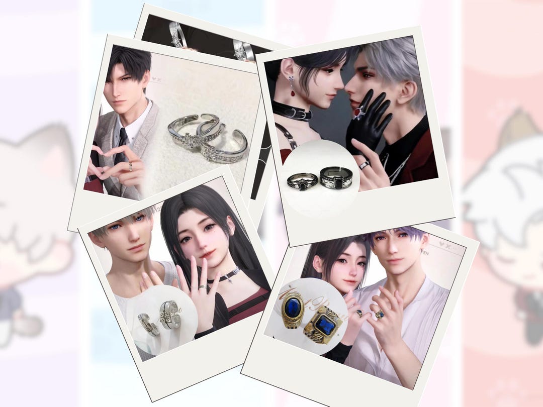 Love and Deepspace 100 Affinity Rings, Sylus, Zayne, Rafayel, Xavier, 恋 ...