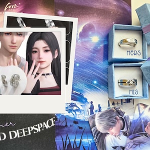 Love and Deepspace 100 Affinity Rings, Caleb, Sylus, Zayne, Rafayel ...