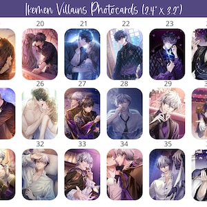 Ikemen Villains Photocards - William Rex, Harrison Gray, Liam Evans ...