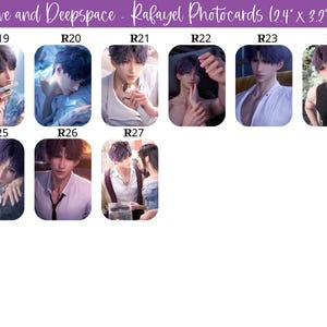 Love and Deepspace Photocards Sylus, Xavier, Zayne, Rafayel, 秦彻, 沈星回 ...