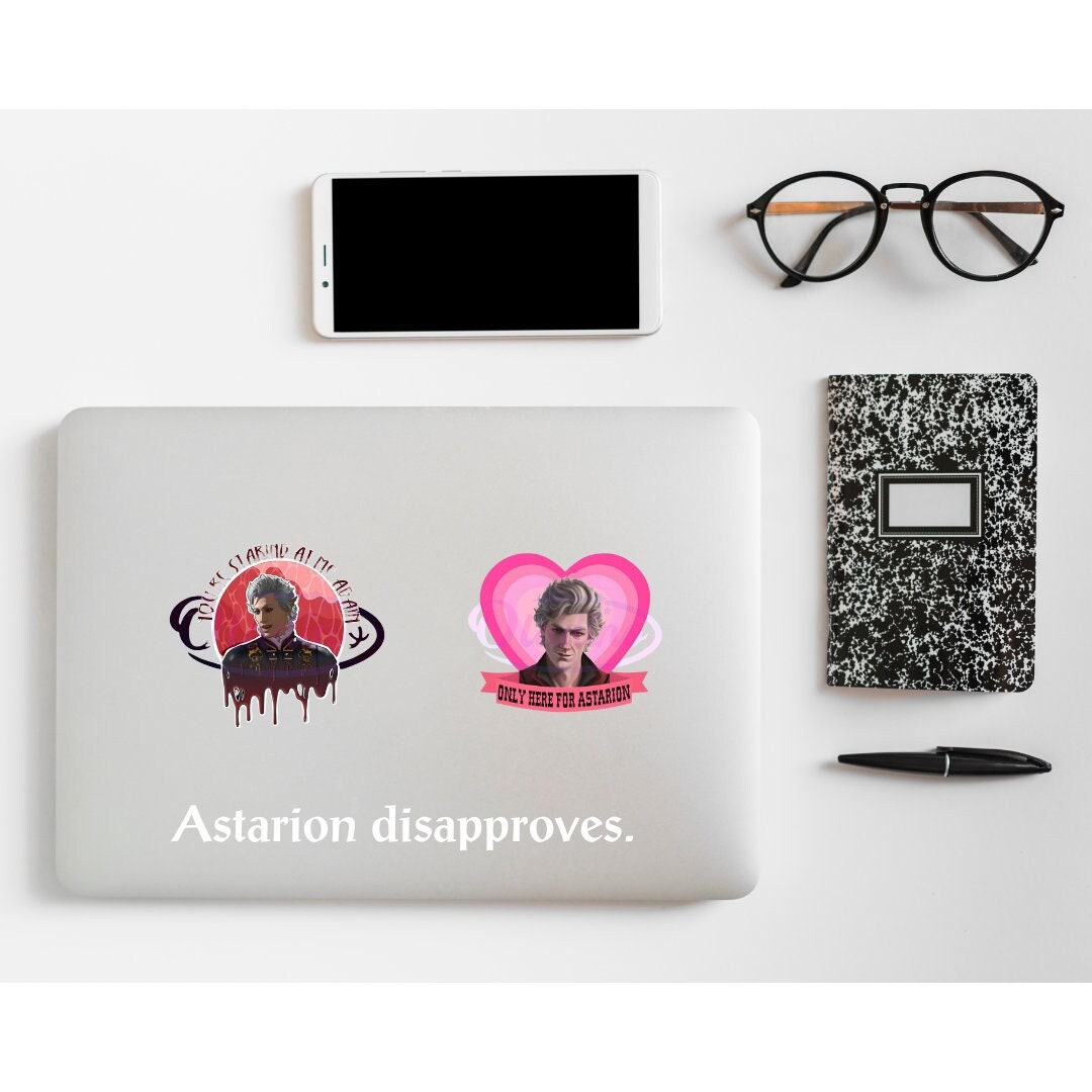 Small Baldur's Gate 3 Vinyl Decal Companion Approves or Disapproves BG3 ...