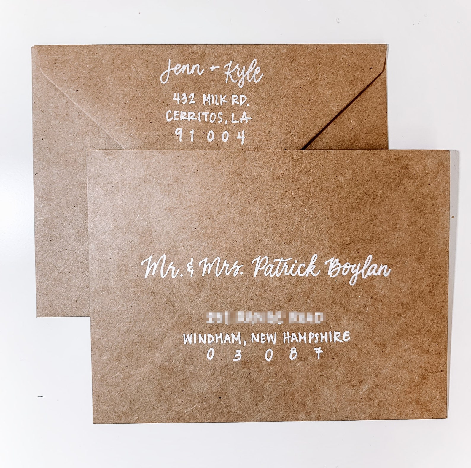 Handwritten Calligraphy Wedding Envelopes Envelope - Etsy