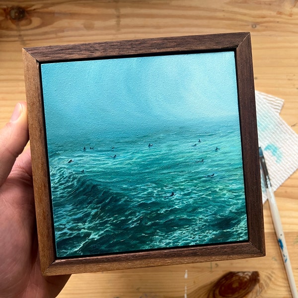 Square Oil Painting - Etsy