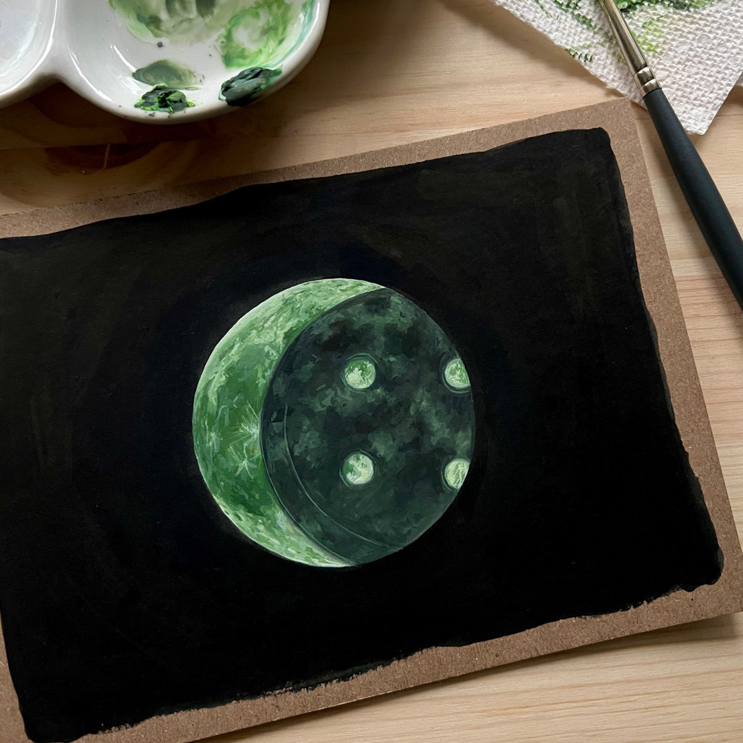 Coraline Art Print "button Moon" 5x7in or 8x10in, Illustration ...