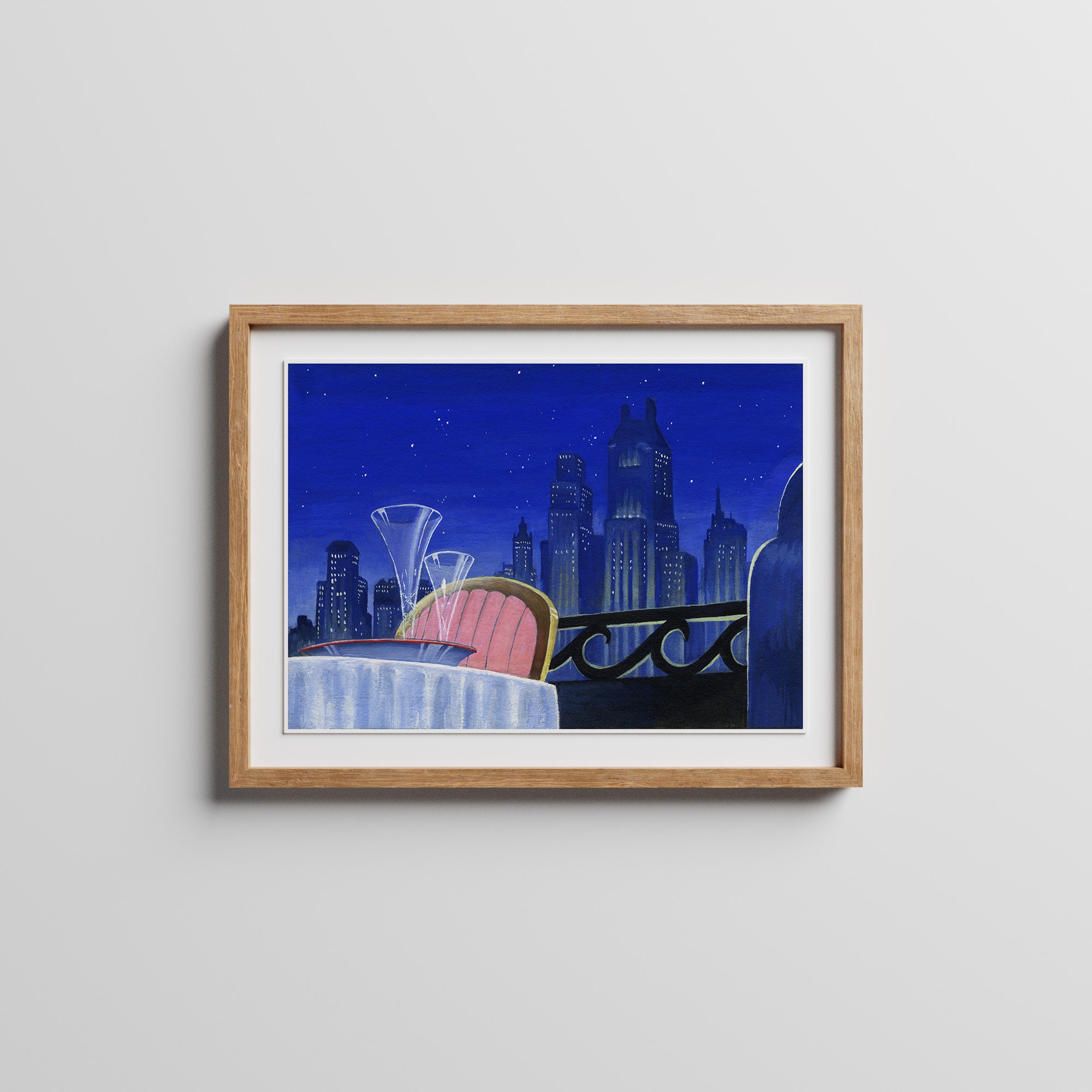 Tom and Jerry Art Print: "mouse in Manhattan" Scene (8x10) - Etsy