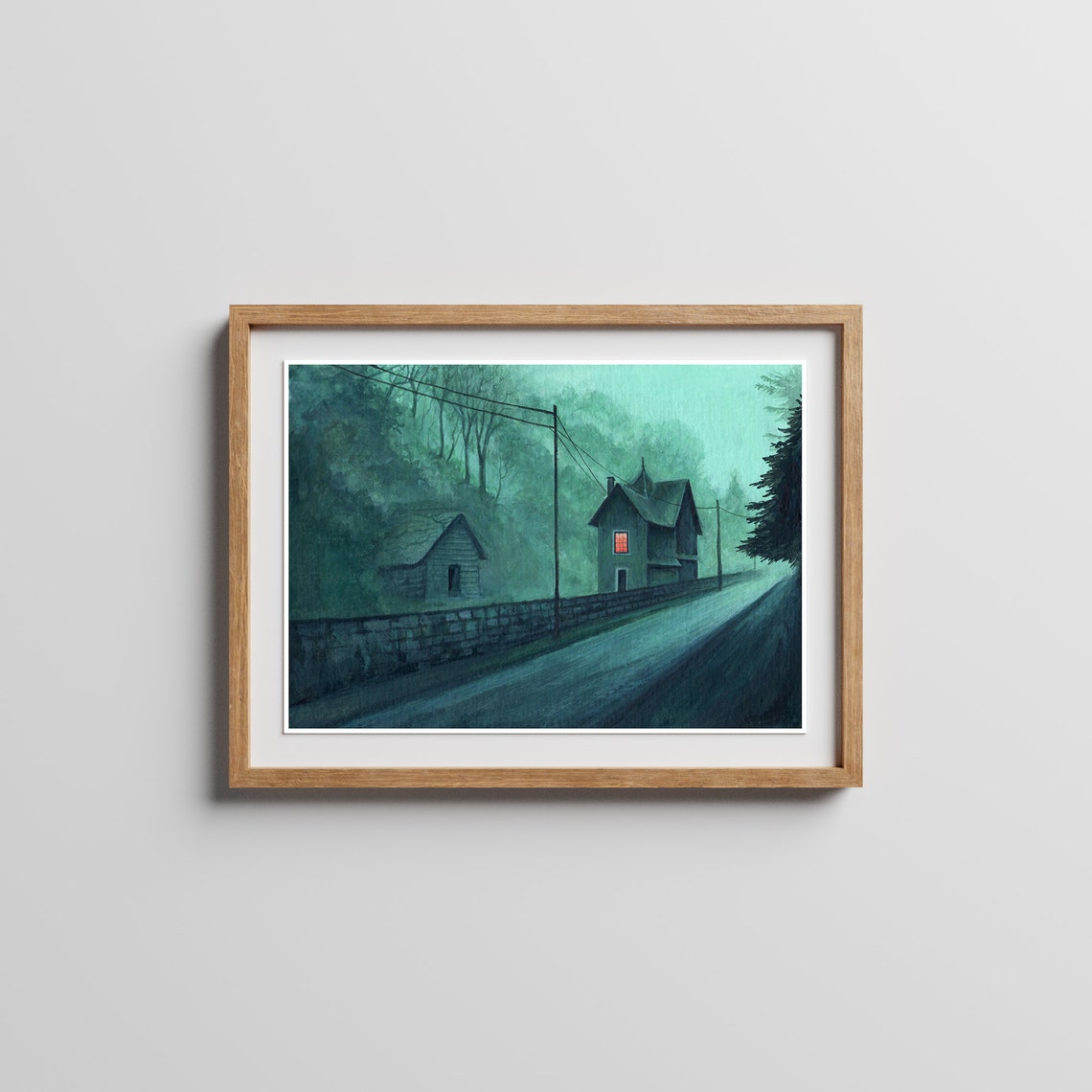 Gouache Fine Art Print 5x7 Illustration Gouache - Etsy