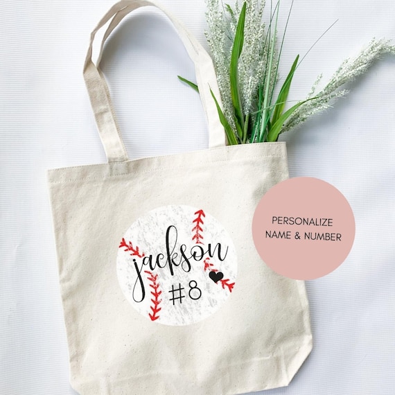 Baseball Tote Bags Etsy