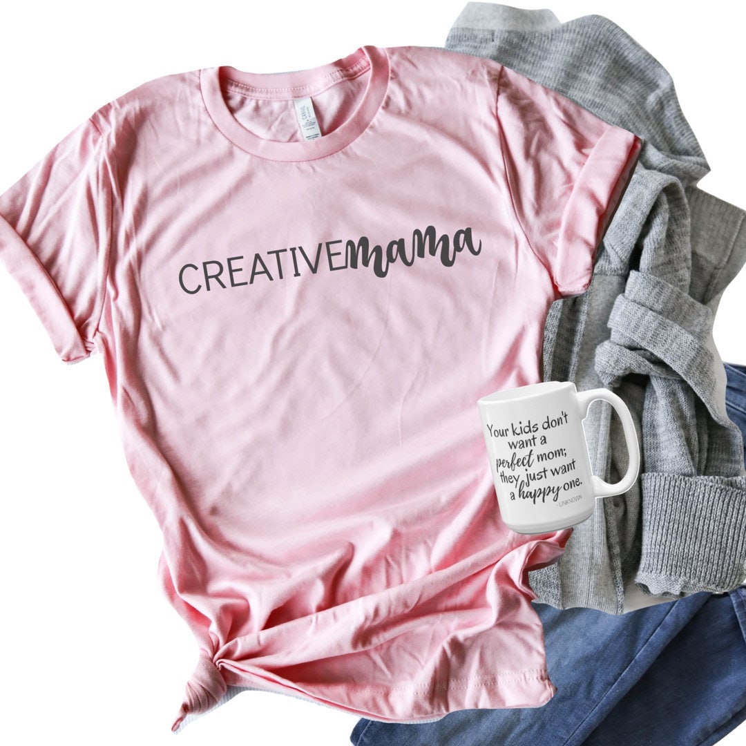 Creative Mama Shirt/ Creative Mom Shirt/ Crafty Mom Shirt/ Artistic Mom ...