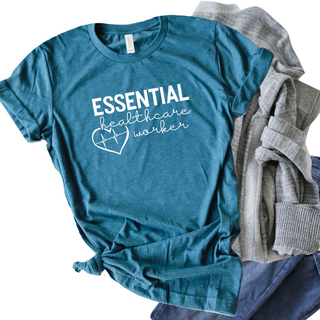 Essential Healthcare Worker Shirt/ Healthcare Shirt/ Health Care Shirt ...