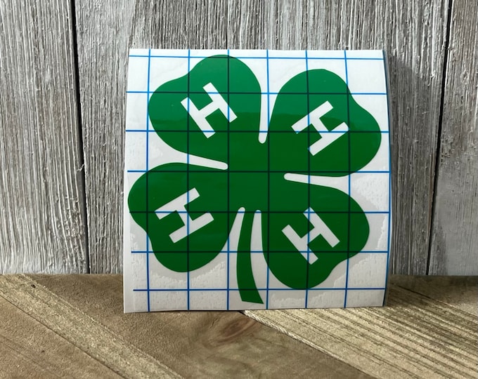 4-H Logo Decal - Etsy
