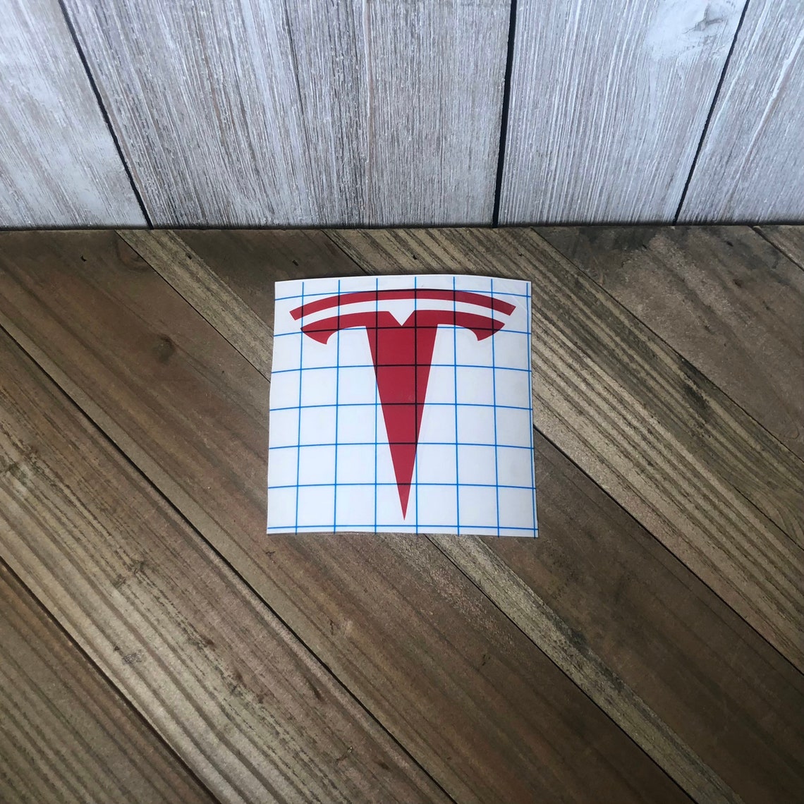 Tesla Emblem Logo Vinyl Decal for Laptops Cars Cups Hydro | Etsy