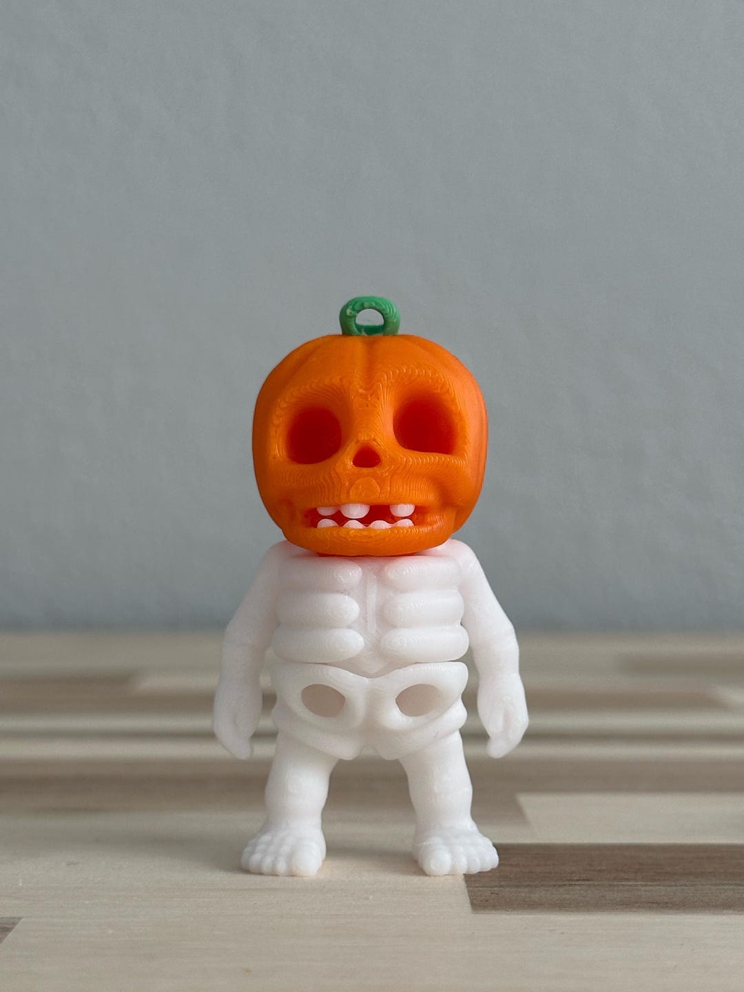 Pumpkin Skelly Wiggly Pal - 3D Print Fidget Toy - Articulating Animal ...