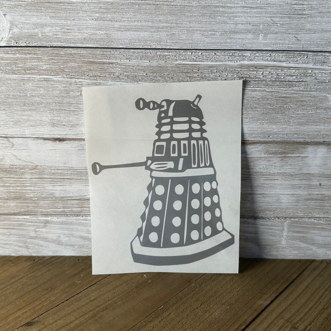Doctor Who Dalek Vinyl Decal Great for Laptops Cars Cups Hydro Flasks ...