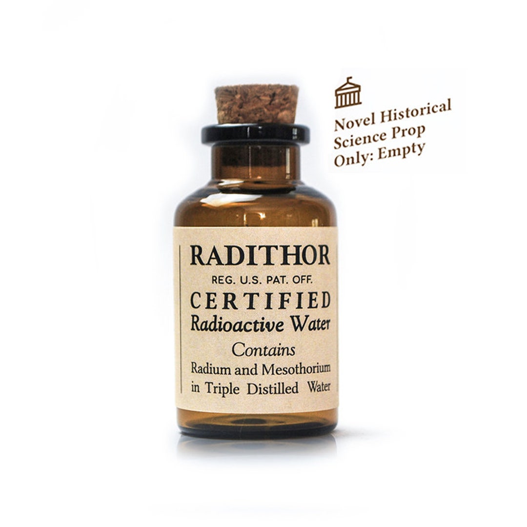 PROP, EMPTY - Radithor Bottle, Vintage Medicine, Science, History ...