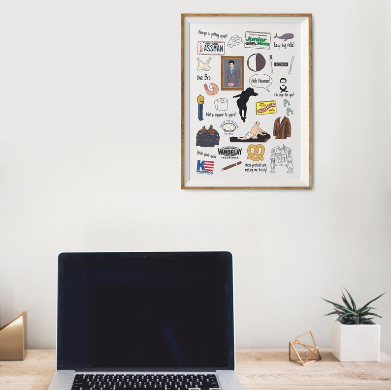 Seinfeld Tv Show Print, Seinfeld Digital Print, Seinfeld Tv Show ...