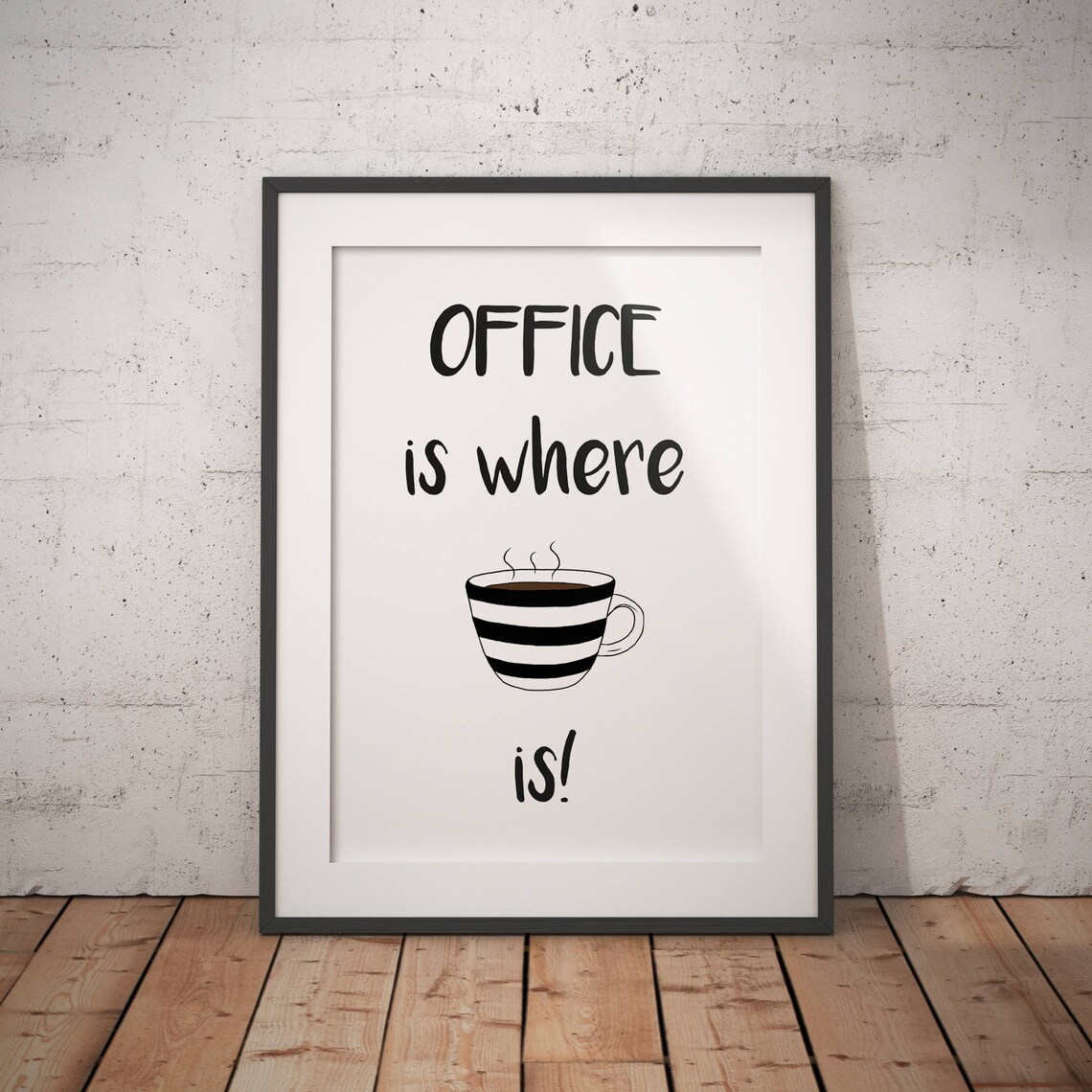 Office Coffee Poster Funny Office Poster Funny New Job Gift - Etsy