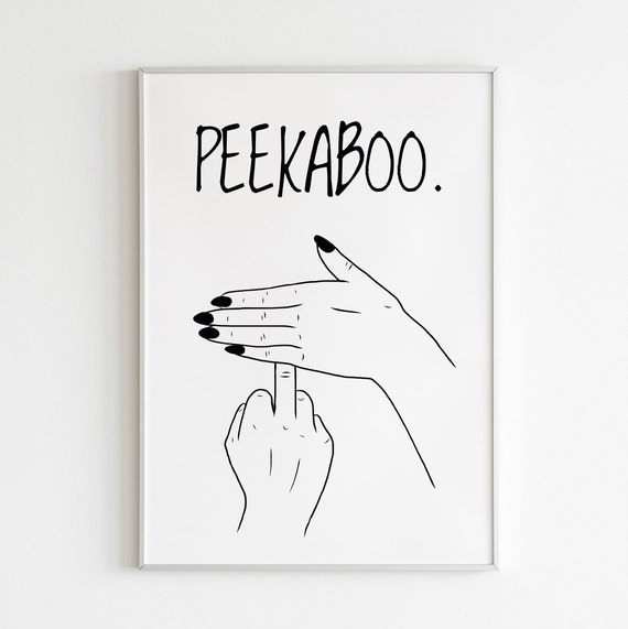 Middle Finger Print Downloadable Print Funny Gift Divorce - Etsy UK