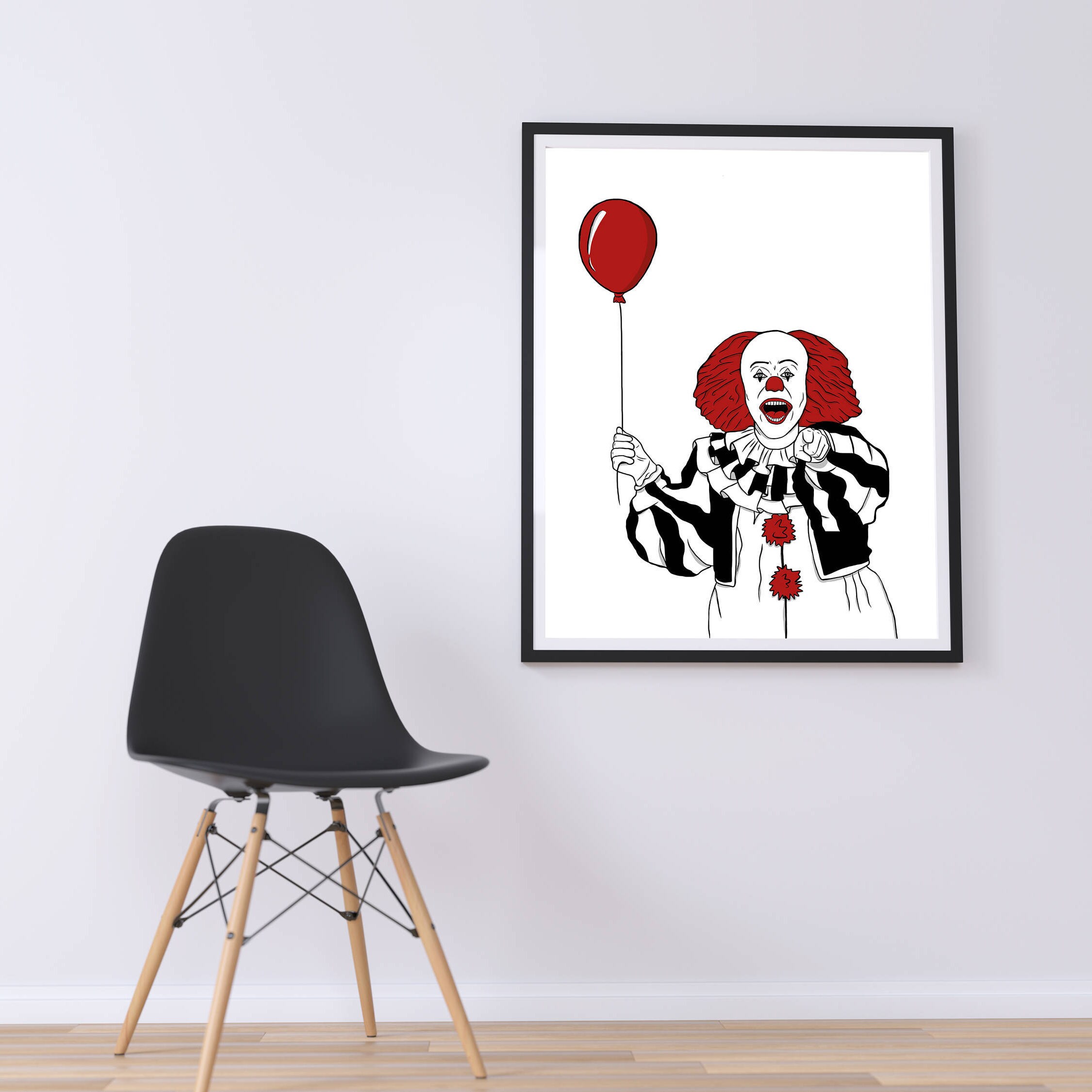 Pennywise Print Instant Download Pennywise Gift Pennywise - Etsy