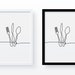 Kitchen Print, Knives Out, Printable Kitchen Decor, One Line Art ...