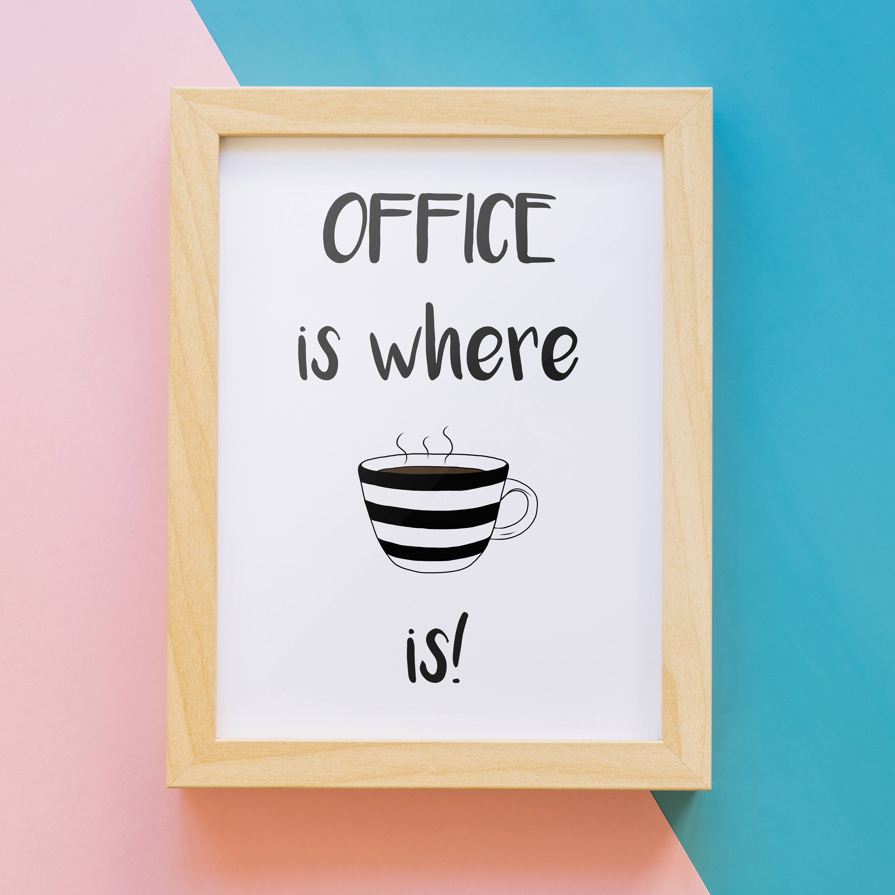 Office Coffee Poster Funny Office Poster Funny New Job Gift - Etsy