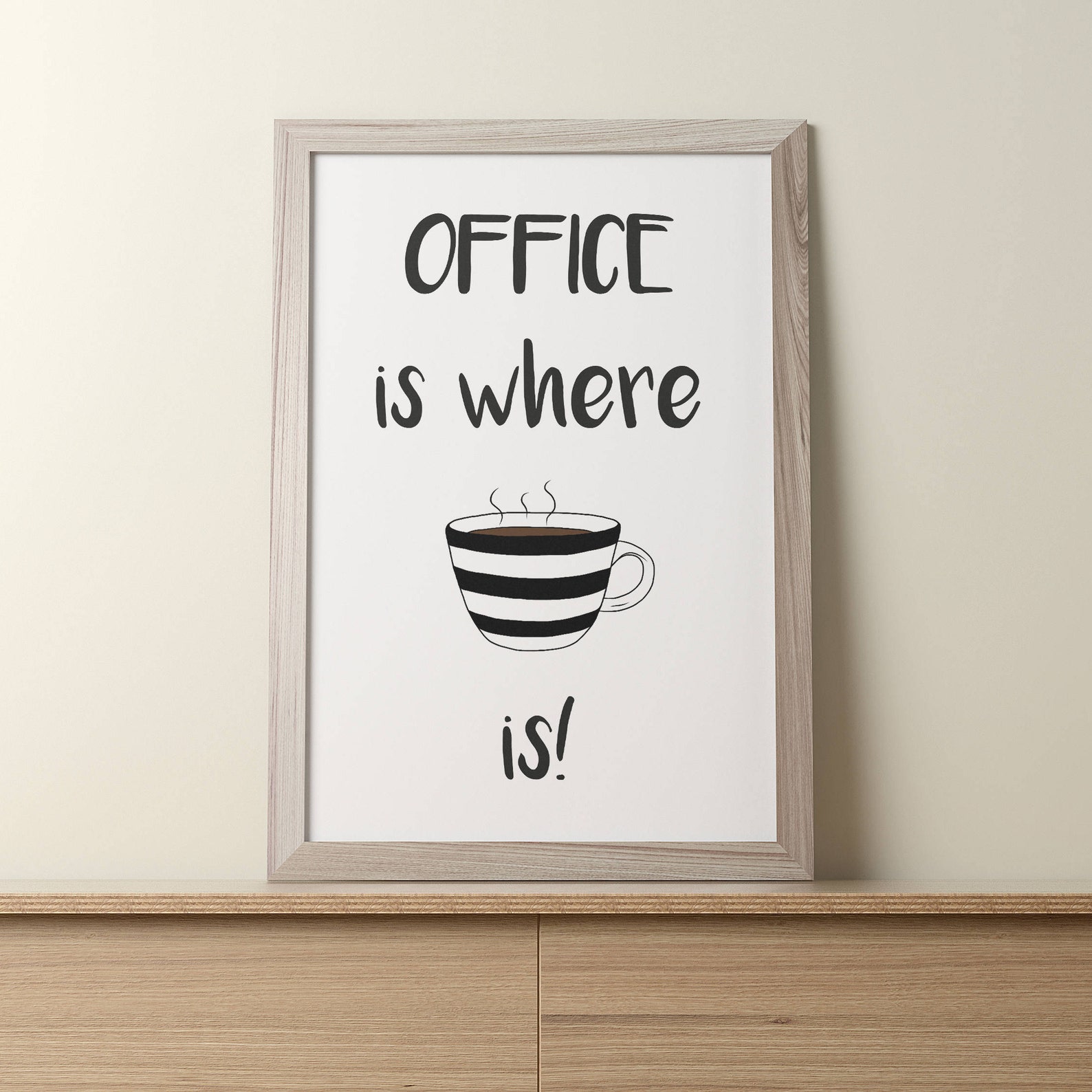 Office Coffee Poster Funny Office Poster Funny New Job Gift - Etsy