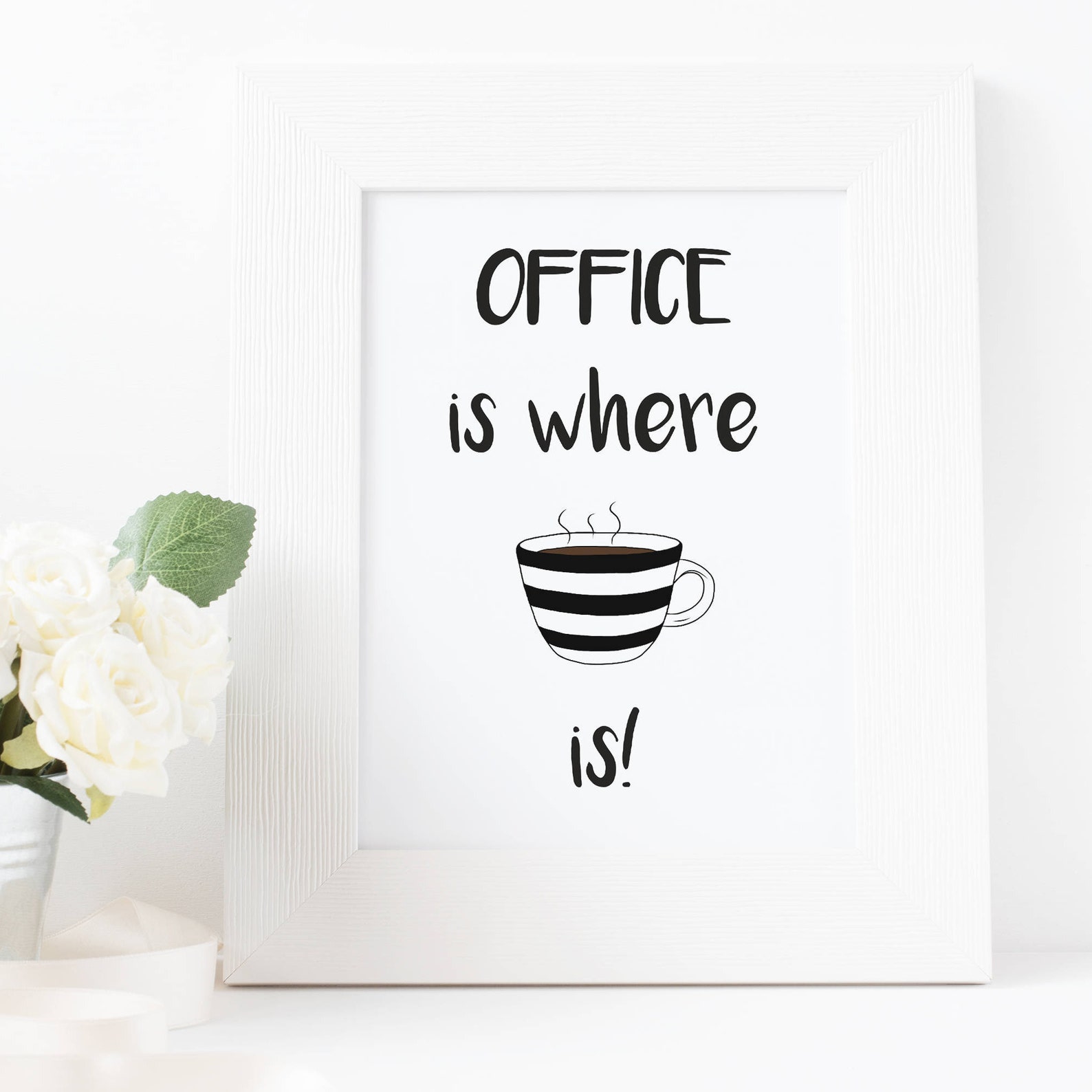 Office Coffee Poster Funny Office Poster Funny New Job Gift - Etsy