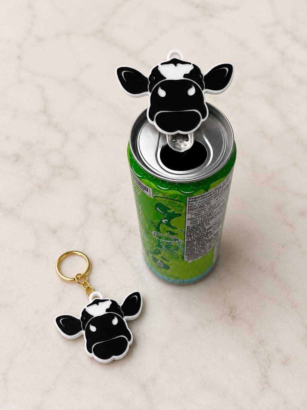 Cow Pop Can Tab Opener | 3D Printed Drink Tab Lifter | Soda Can Opener ...