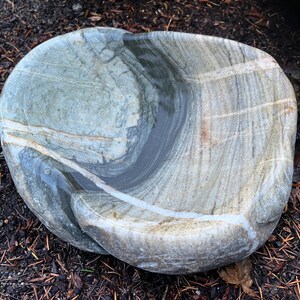 River Stone Bird Bath - Etsy