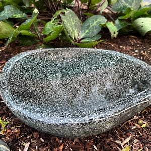 River Stone Bird Bath - Etsy