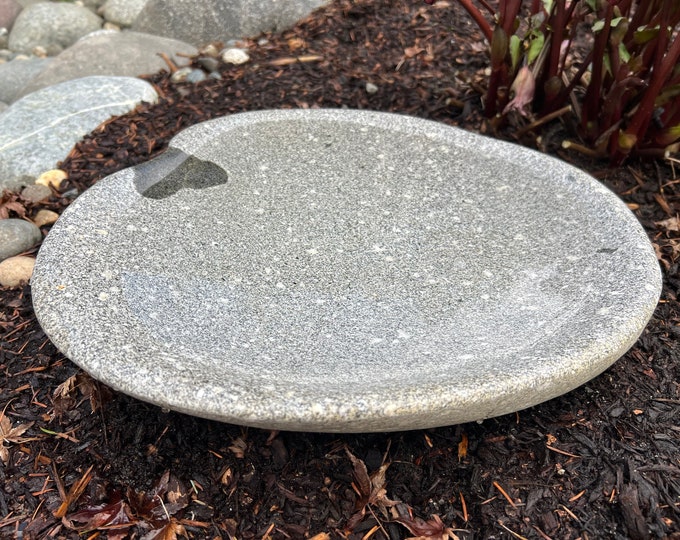 Large Natural Stone Bird Bath - Etsy