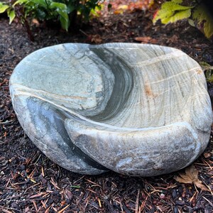 River Stone Bird Bath - Etsy