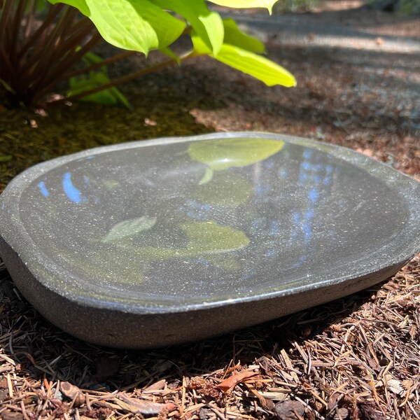 River Stone Bird Bath - Etsy