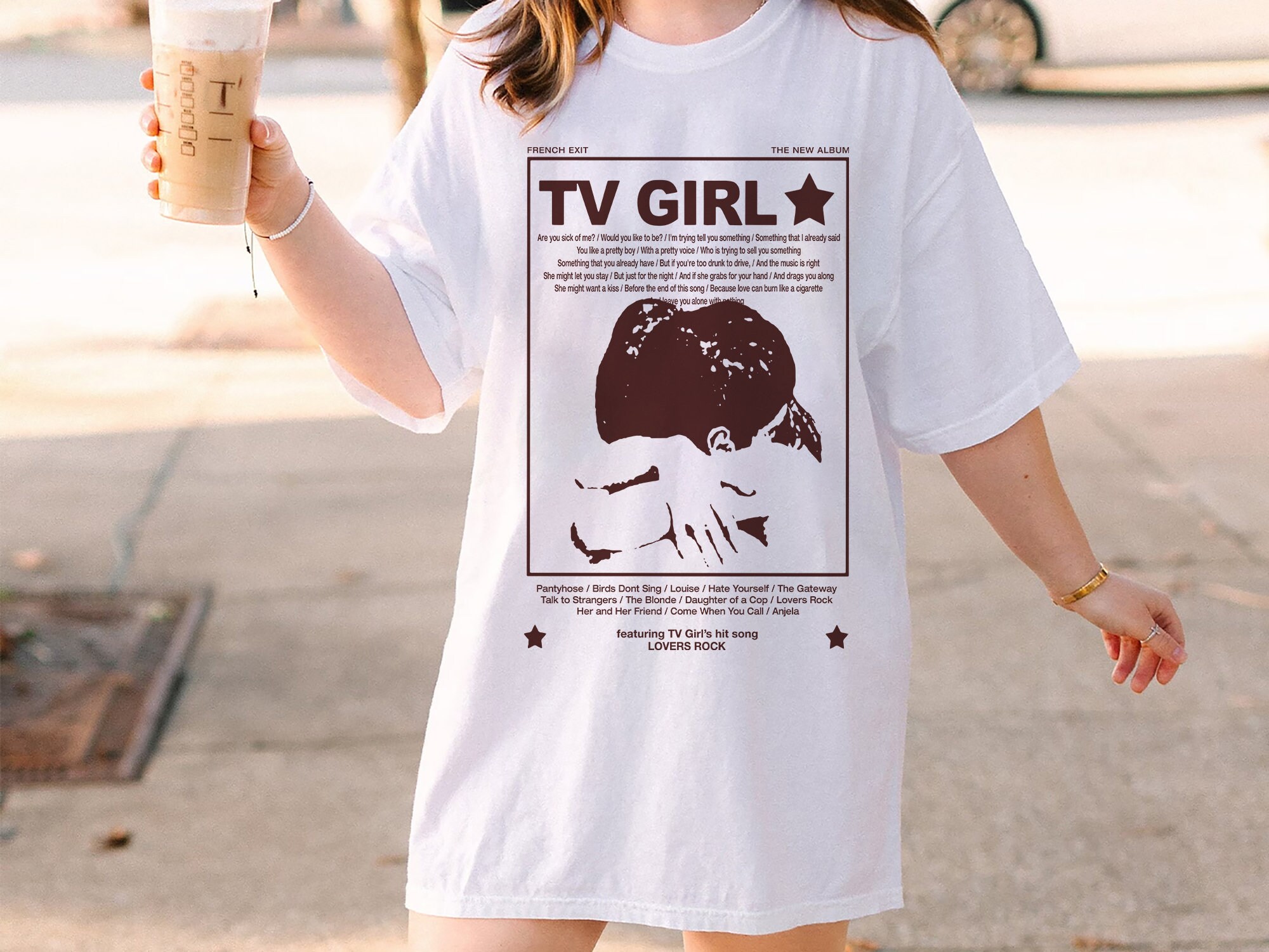 90s Vintage Pop Music TV Girl, TV Girl French Exit Tee, TV Girl Artist ...