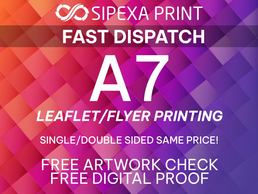 A7 Flyer, A7 Leaflet, Custom Flyer, Leaflet, Printing in Full Colour ...