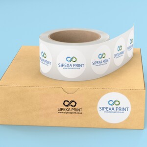 Personalised Sticker, 51mm Gloss Sticker Printing, Roll Sticker, Round ...