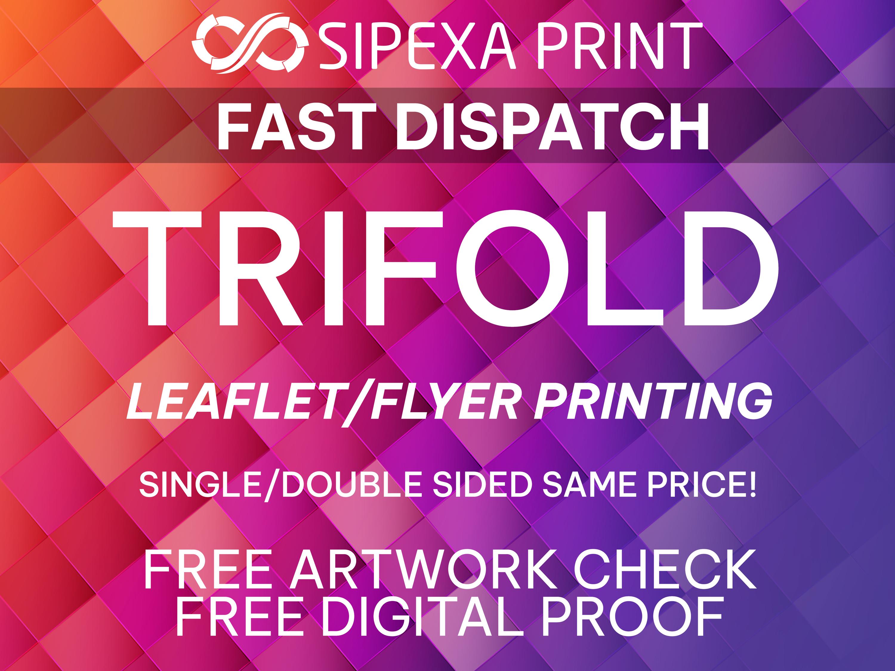 C Fold Leaflet Printing, Price List Printing, Trifold Takeaway Menu ...