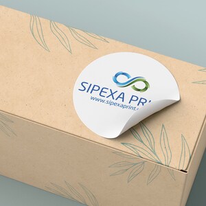 Personalised Sticker, 51mm Gloss Sticker Printing, Roll Sticker, Round ...