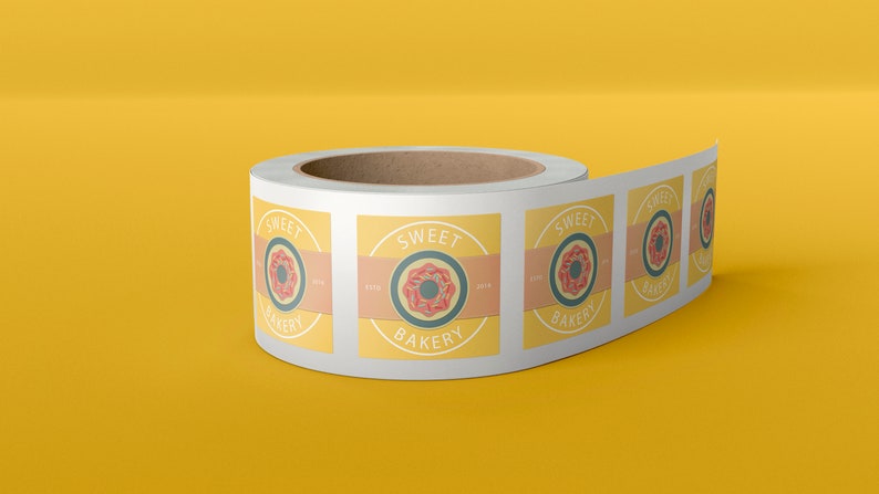 Personalised Sticker 55mm Gloss Sticker Printing Roll - Etsy UK