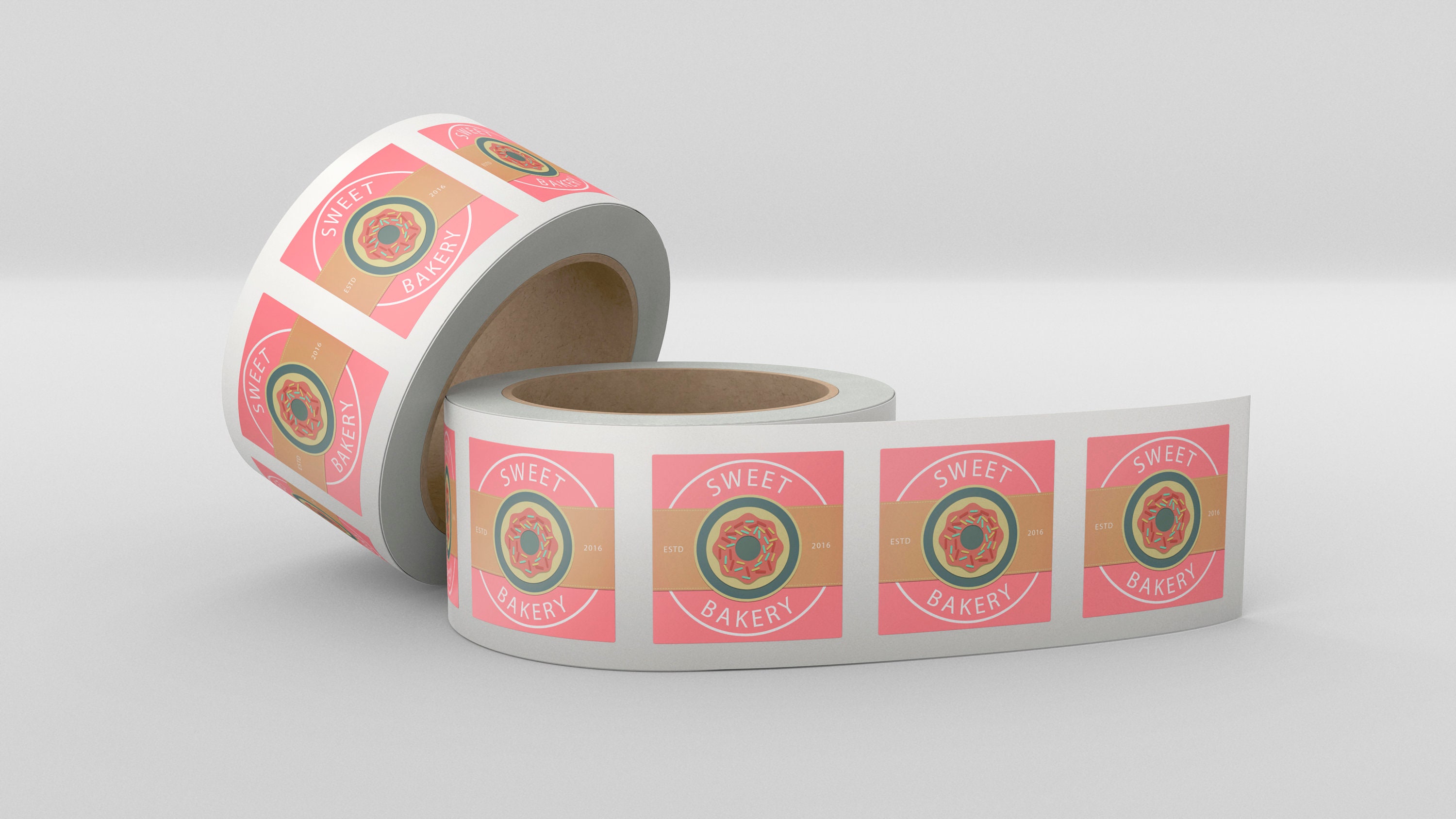 Personalised Sticker 55mm Gloss Sticker Printing Roll - Etsy UK