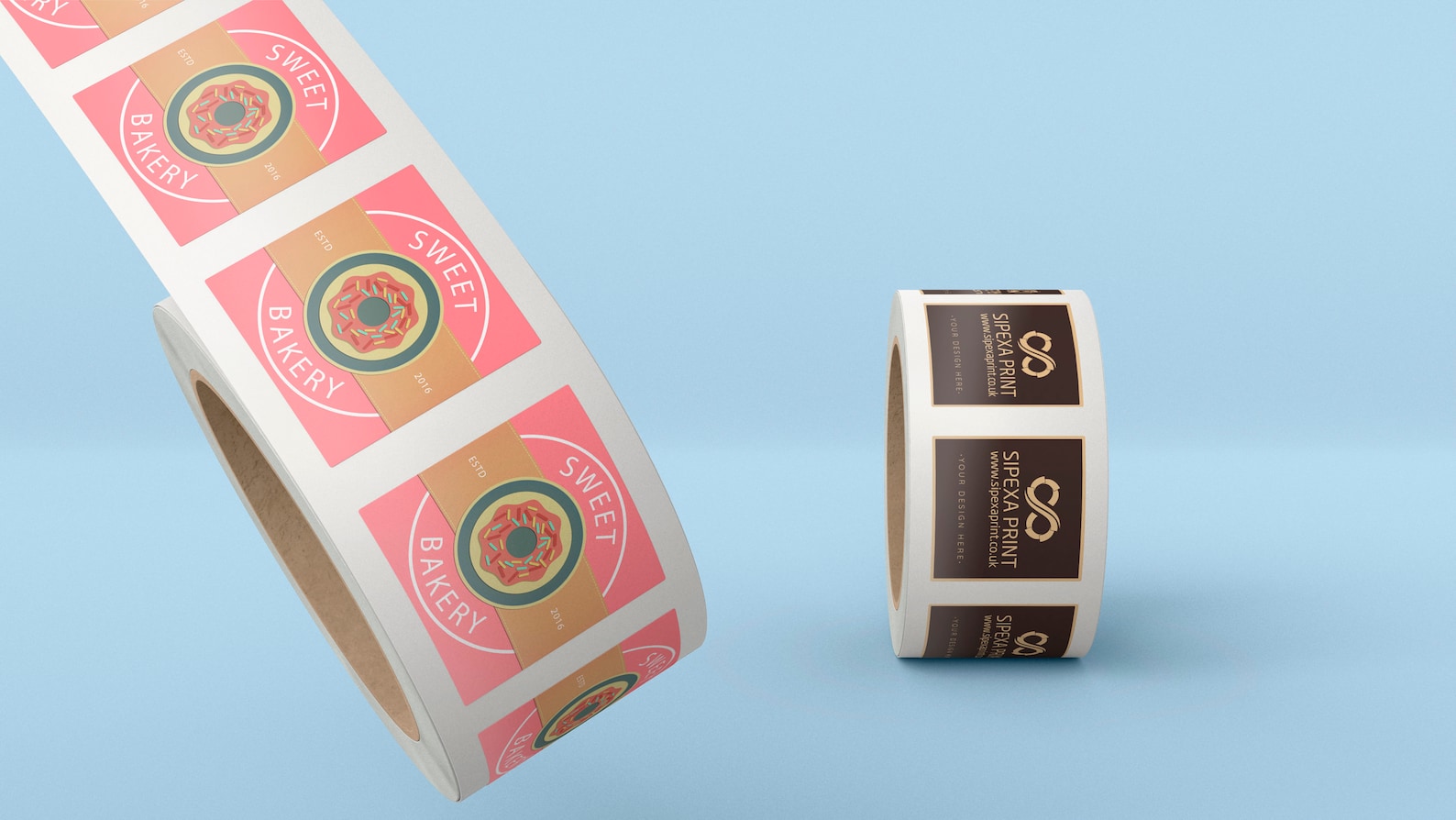 Personalised Sticker 55mm Gloss Sticker Printing Roll - Etsy UK