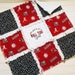 Georgia Bulldogs MINI Rag Quilt & Embroidered Burp Cloth Set - Etsy
