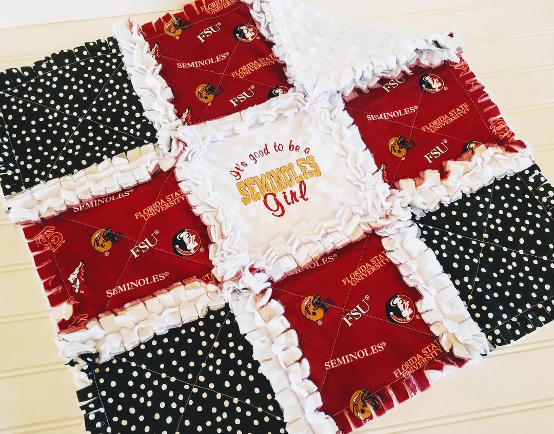 Florida State University MINI OR CRIB Rag Quilt or Nursery Bedding Set ...