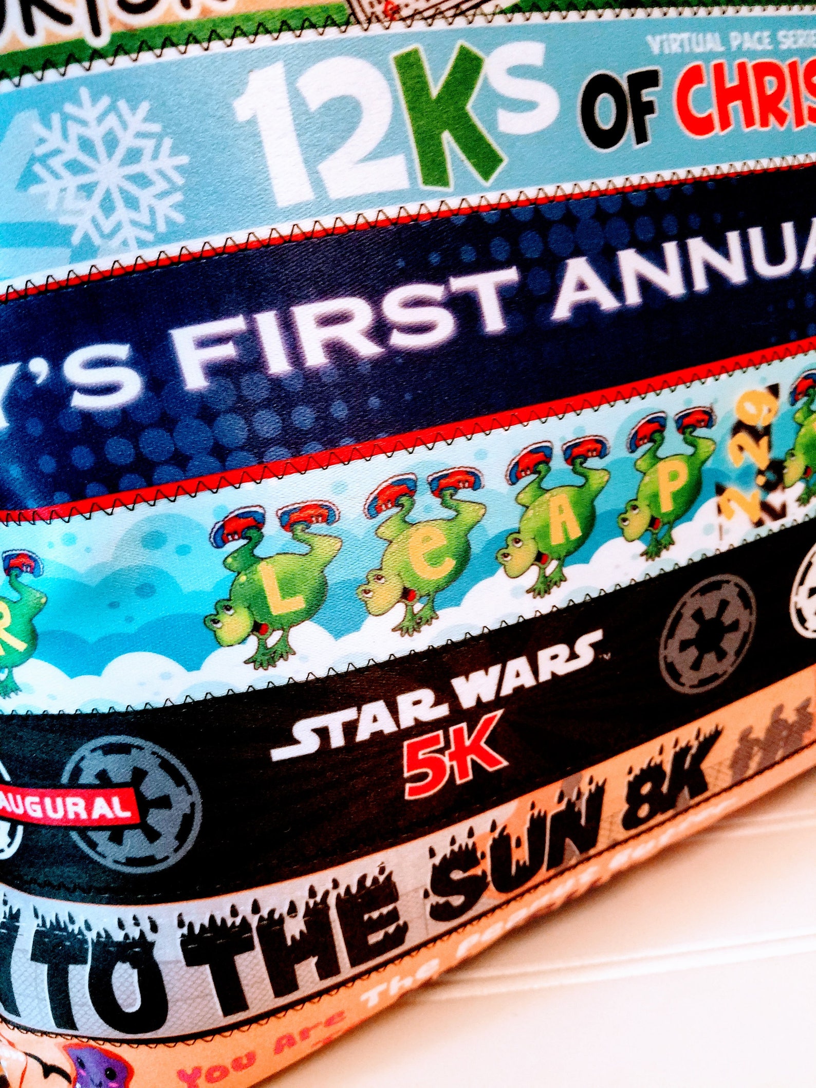 Custom Running Race Ribbon Pillow Cover Award Ribbon | Etsy