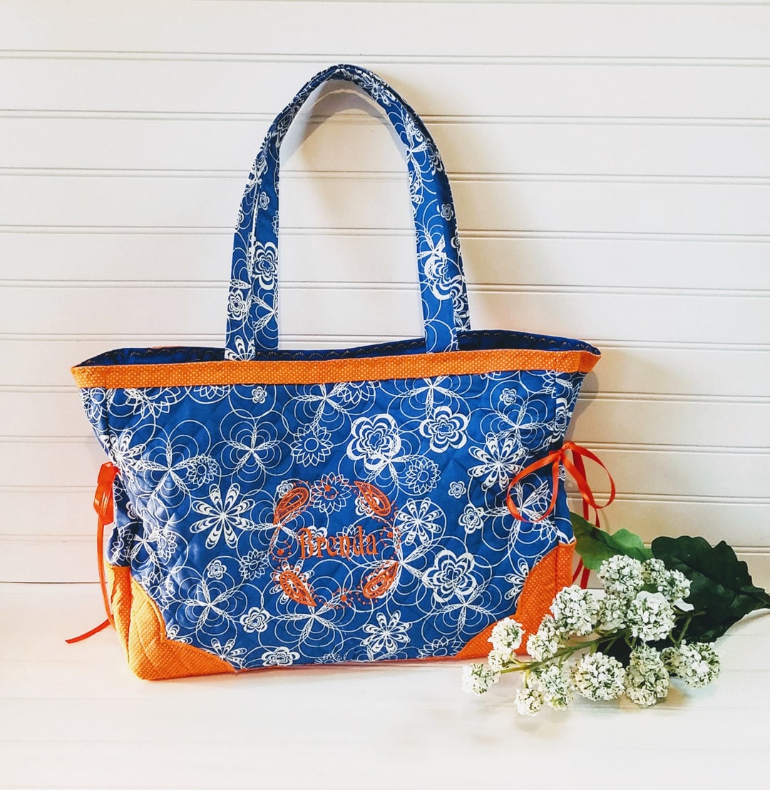 Fl. Gators Custom Monogrammed UF Quilted Purse/tote Univ of Florida ...