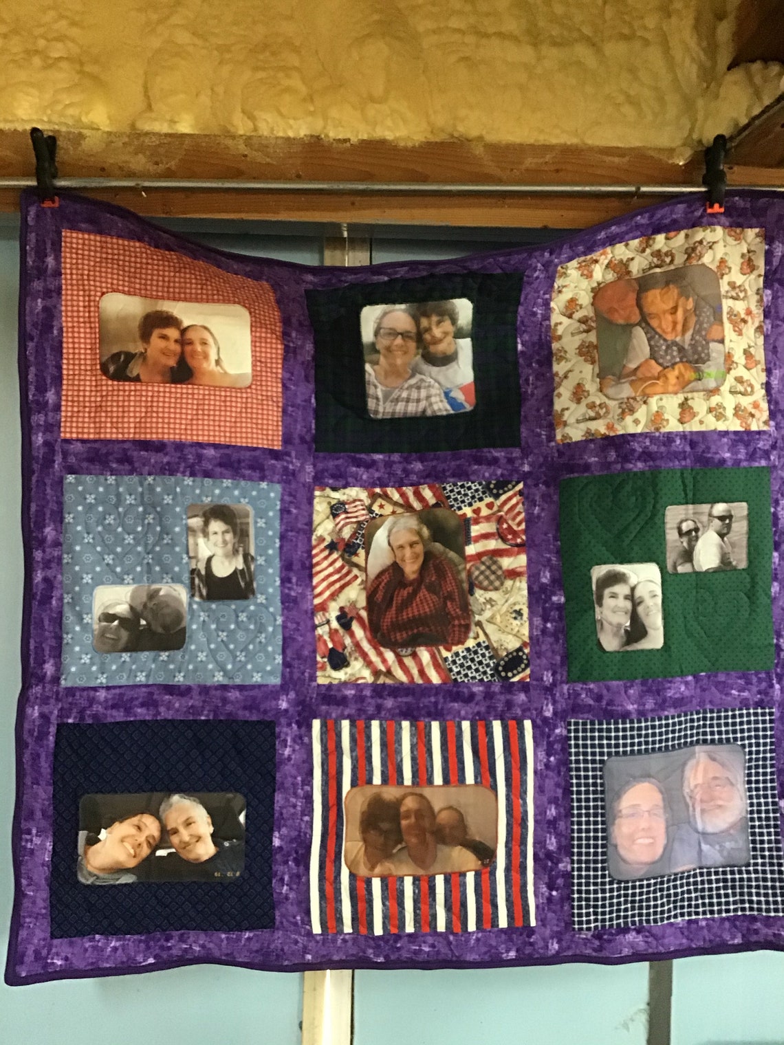 Memory Quilt From Your Loved One's Ties and Shirts - Etsy